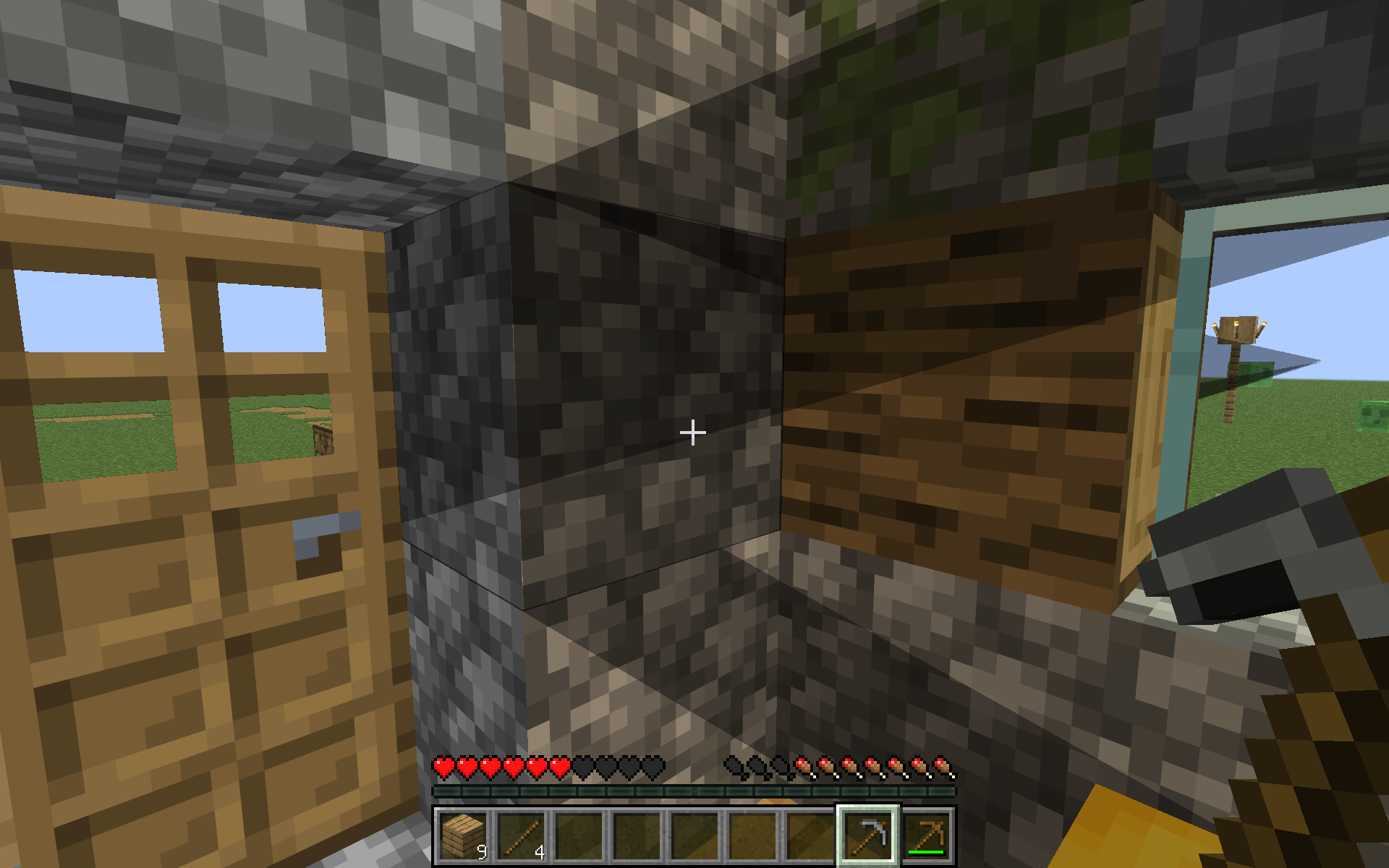 [MC-304143] 准星指到的所有方块都会出现bug*