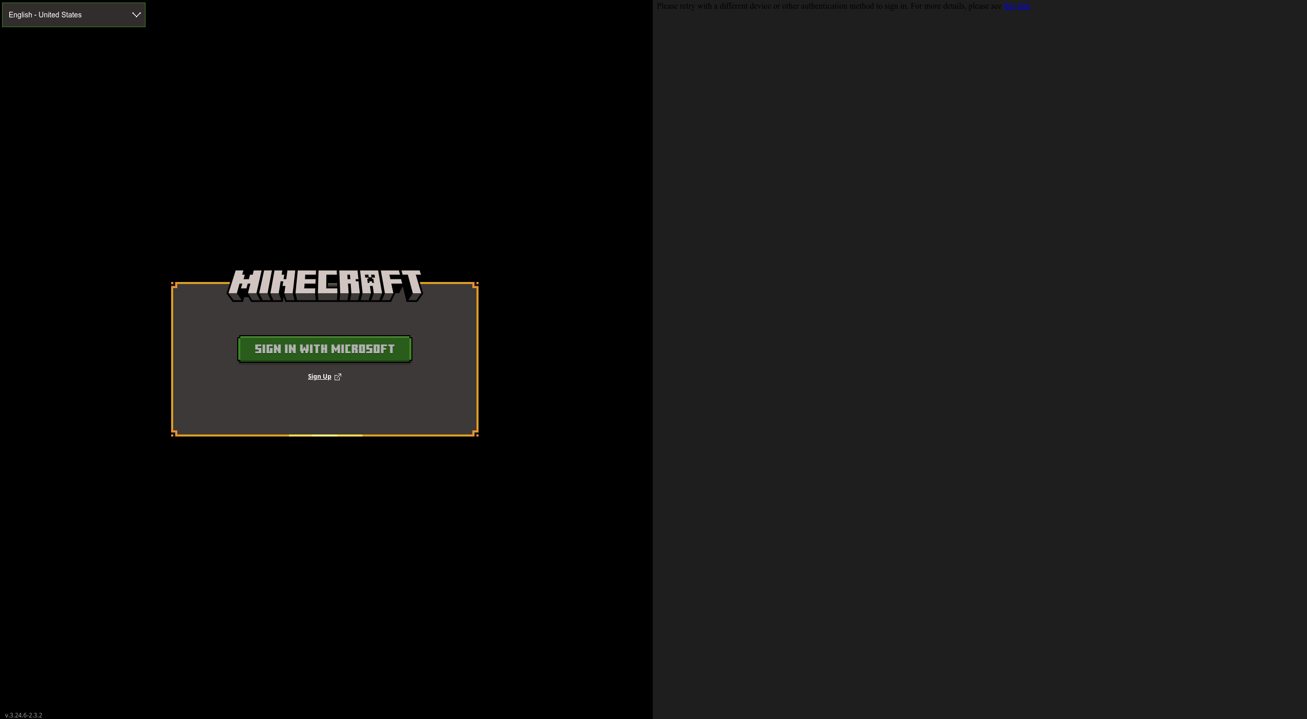 [MCL-26185] Failure to Login with Microsoft Account: The relying party ID is not a registrable ...