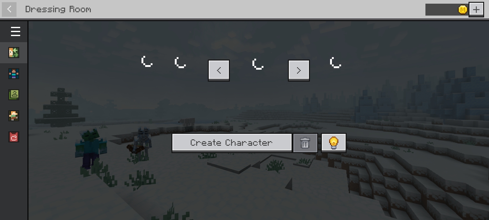 [MCPE-234186] Custom gallery skin resets to Steve/Alex when playing offline
