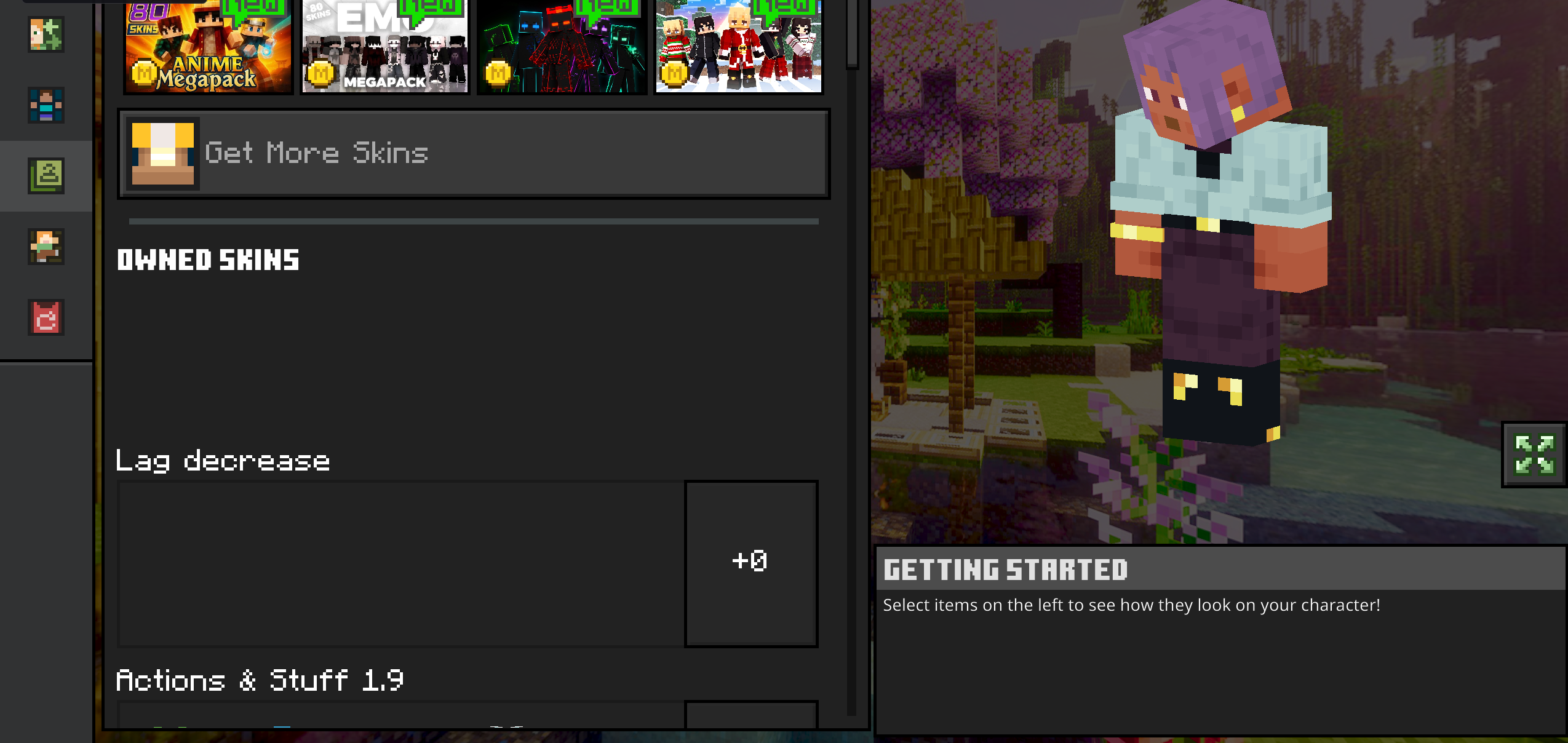 [MCPE-234259] i cant import skin minecraft bedrock