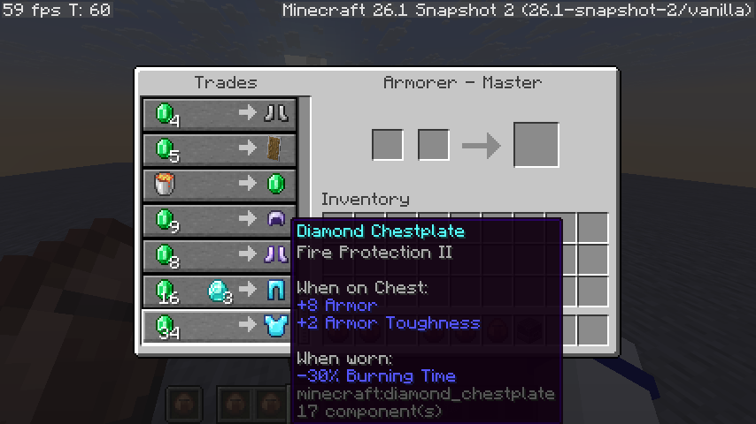 [MC-305675] Although "Villager Trade Rebalance" experiment feature is ...