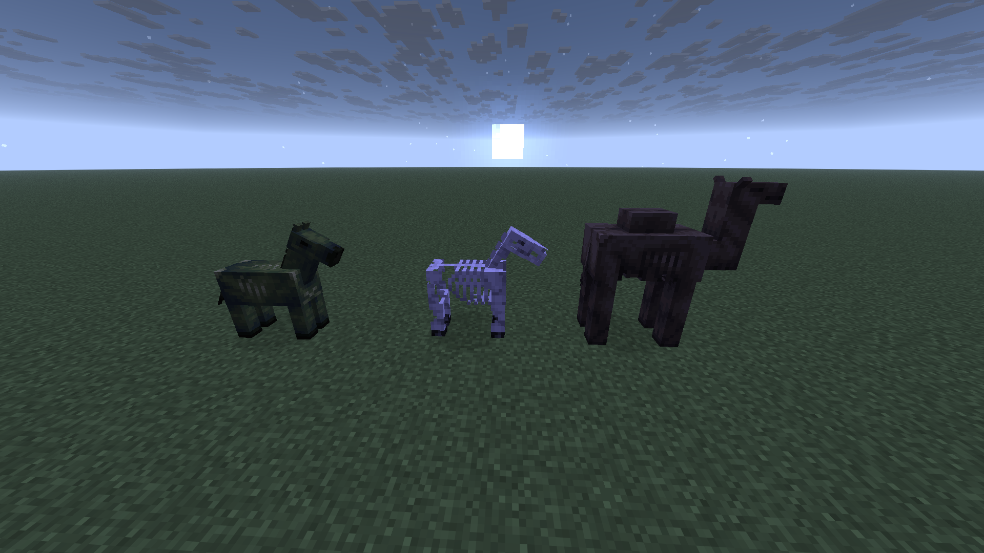 [MC-305854] Zombie Horse Burns in Daylight When Skeleton Horses Do Not
